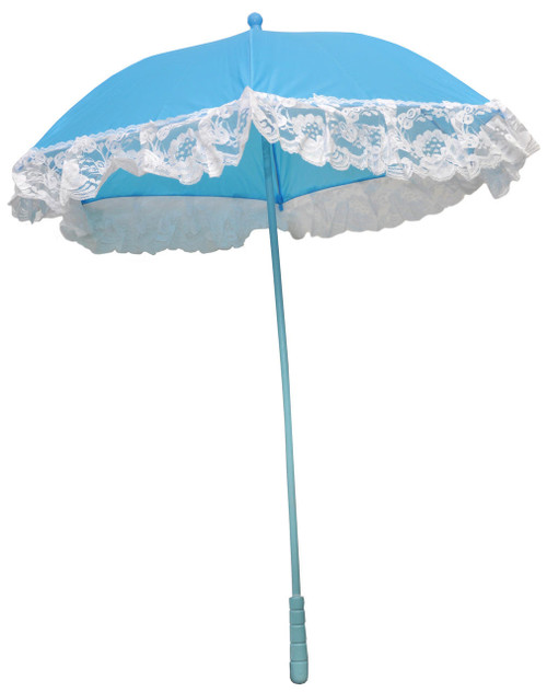 Morris Costumes 25" Nylon Parasol with Ruffle at Online