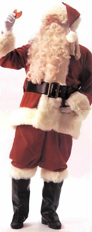Halco Men's Santa Suit Deluxe Velvet On Sale!