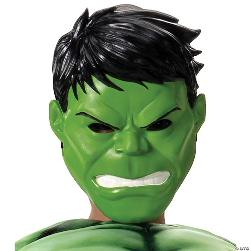 Kid's Marvel Hulk Half Mask - City Costume Wigs