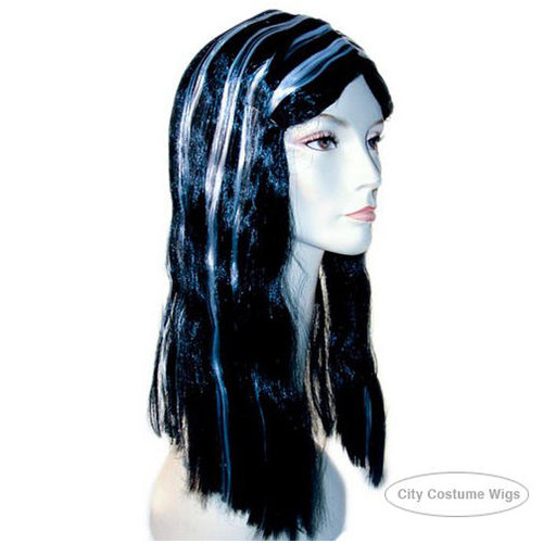 Bargain Vampira Goth Black Wig - City Costume Wigs