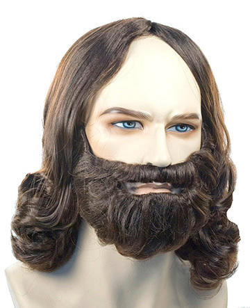 Jesus Prophet Beard And Wig Set - City Costume Wigs