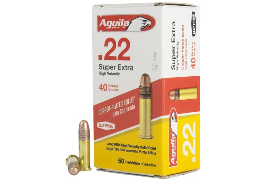 Aguila .22 LR Super Extra High Velocity 40gr SP Ammo at Fast Ammo