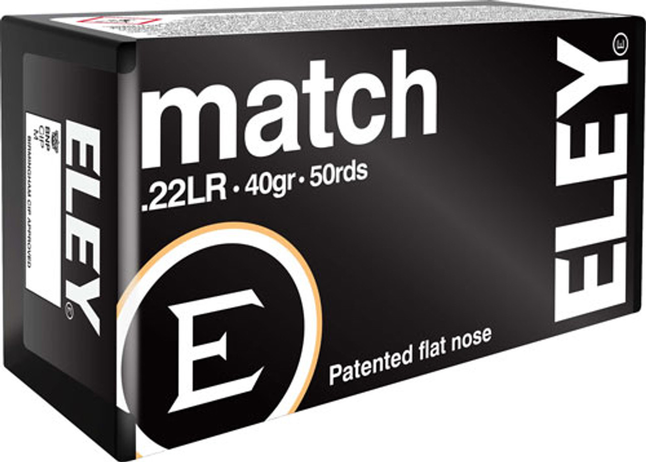 Eley 1100 Match Flat Nose 40 Grain 22 Long Rifle At Fast Ammo