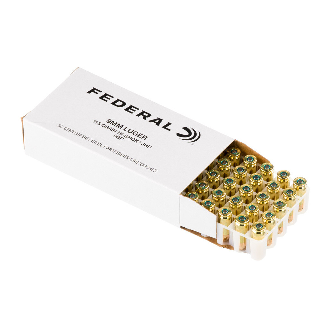 Federal Classic 9mm Luger Ammo 115 Grain Hi-Shok Jacketed Hollow Point at Fast Ammo