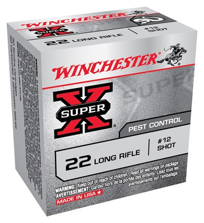 Winchester Super-X Rimfire Ammo 22 LR 40 grain Birdshot (12 Shot ...