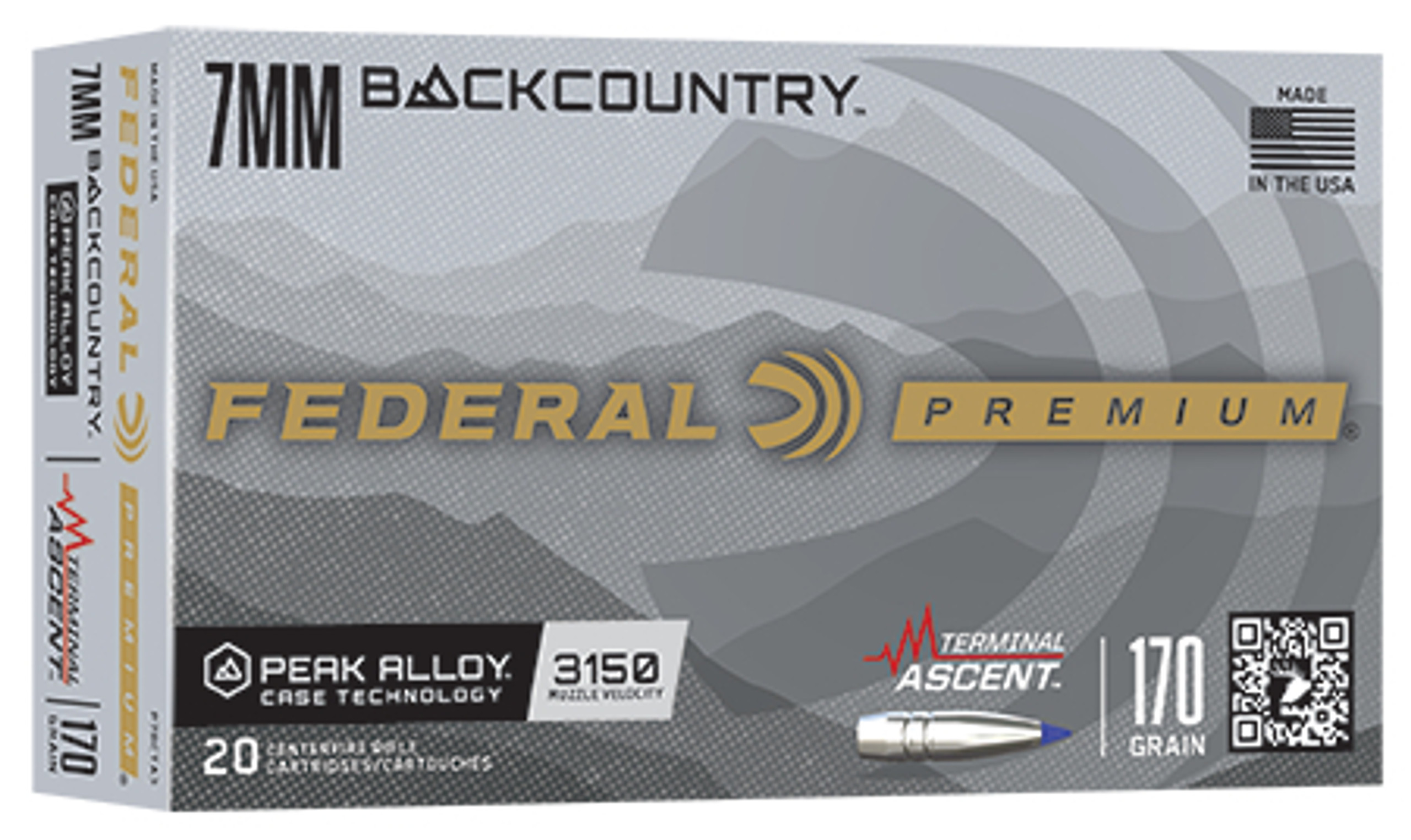 Federal 7mm Backcountry 170 Grain Terminal Ascent at Fast Ammo