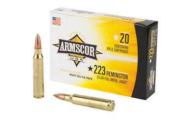ARMSCOR .223 Remington 55 Grain Full Metal Jacket Ammo at Fast Ammo