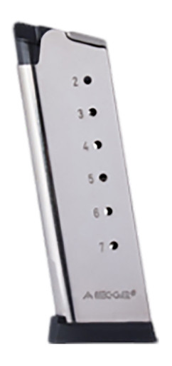 Mec-Gar MGCO4507NPF 1911 Officers 7rd 45 ACP Nickel Carbon Steel at ...