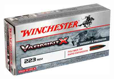Winchester X223P1 Varmint X Polymer Tip Rapid Expansion 40 Grain .223 ...
