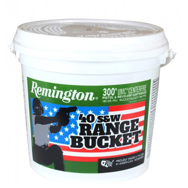 Remington Range Bucket UMC Pistol Ammo 40 S&W 180 Grain FMJ at Fast Ammo