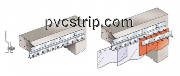PVC Strip Door Mounting Hardware | PVCStrip.com