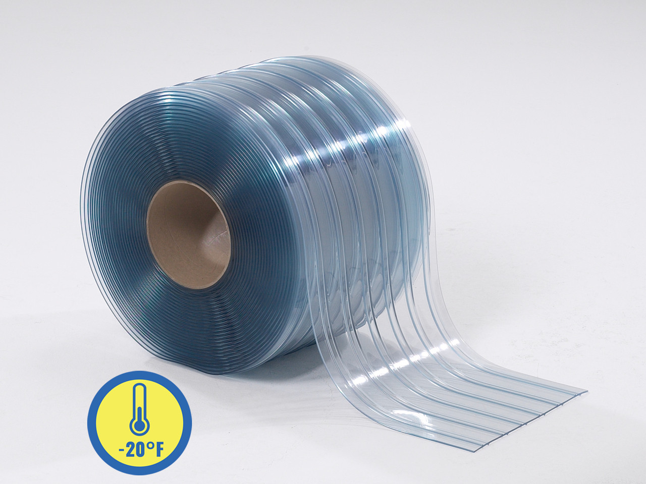 Standard Ribbed PVC Strip Bulk Rolls | PVCStrip.com