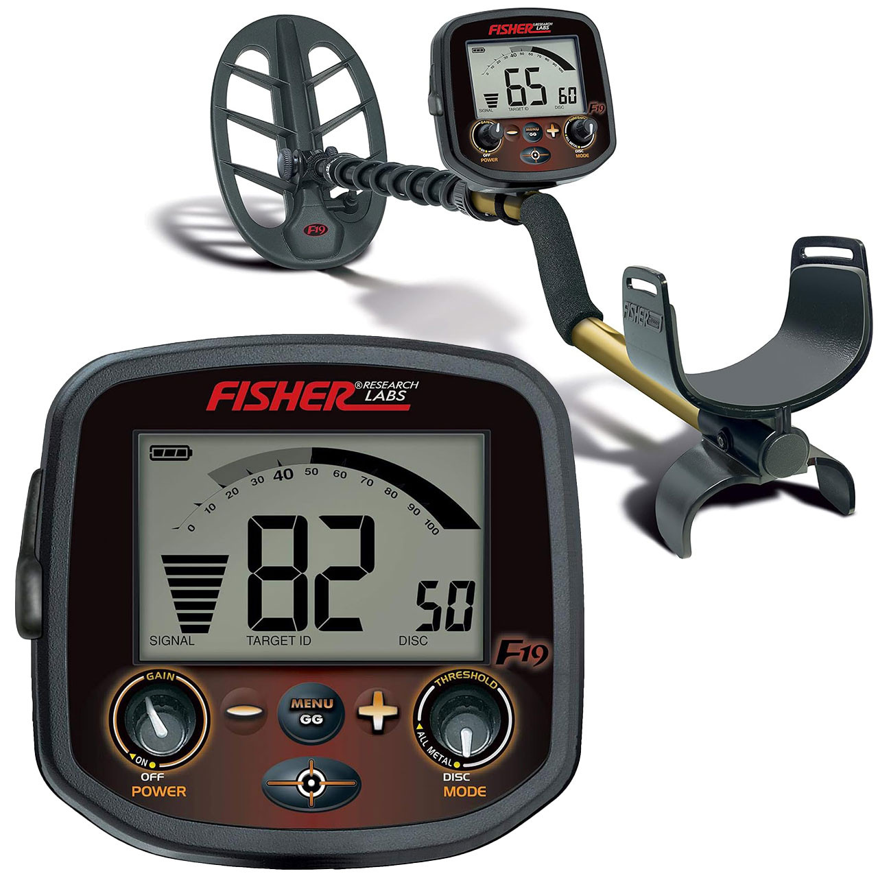 The Fisher F70 Metal Detector with 10" Concentric Coil