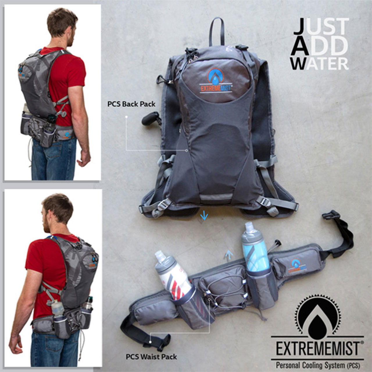 ExtremeMist Misting & Drinking Hydration Backpack
