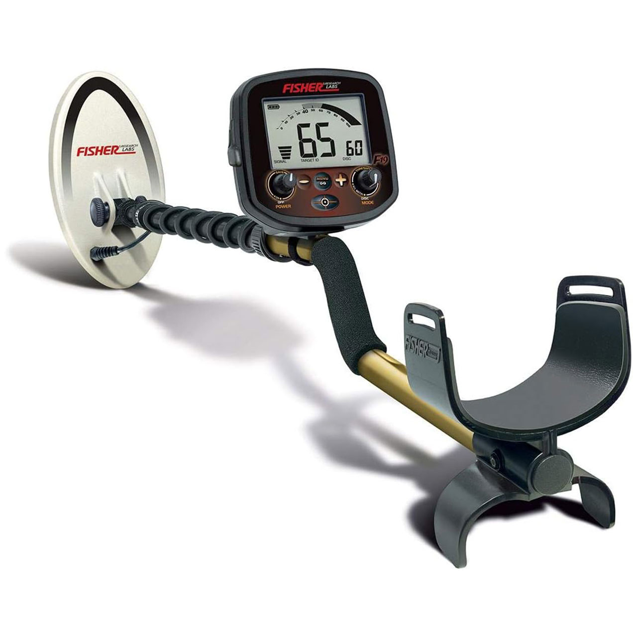 Fisher F19 Metal Detector with 5x10" Elliptical DD Coil