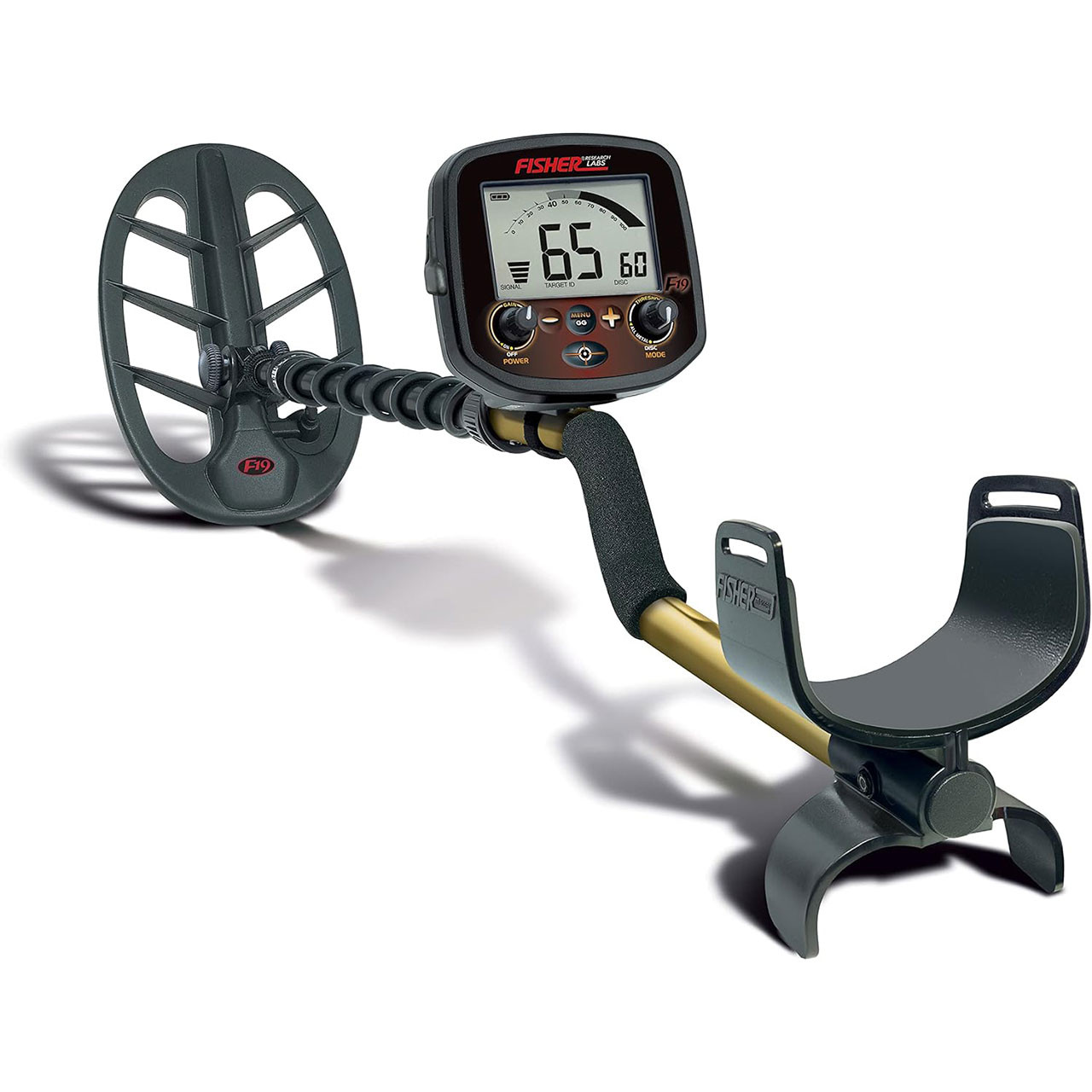 Fisher F19 Metal Detector with 11" DD Coil