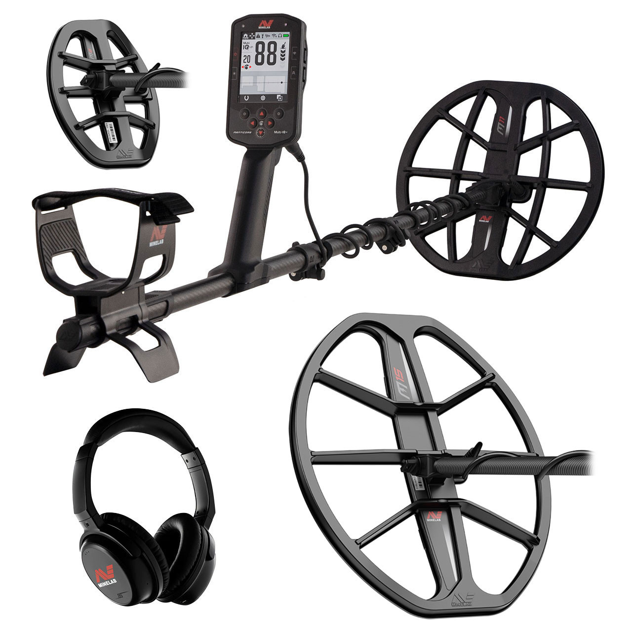 Minelab Manticore Metal Detector Coil Bundle M8 M11 M15