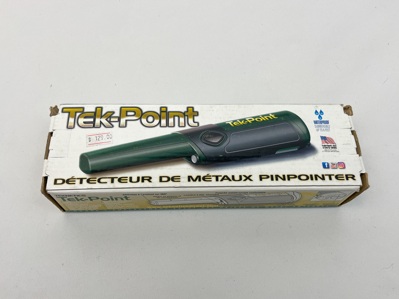 USED Teknetics 10 Point Waterproof Pinpointer
