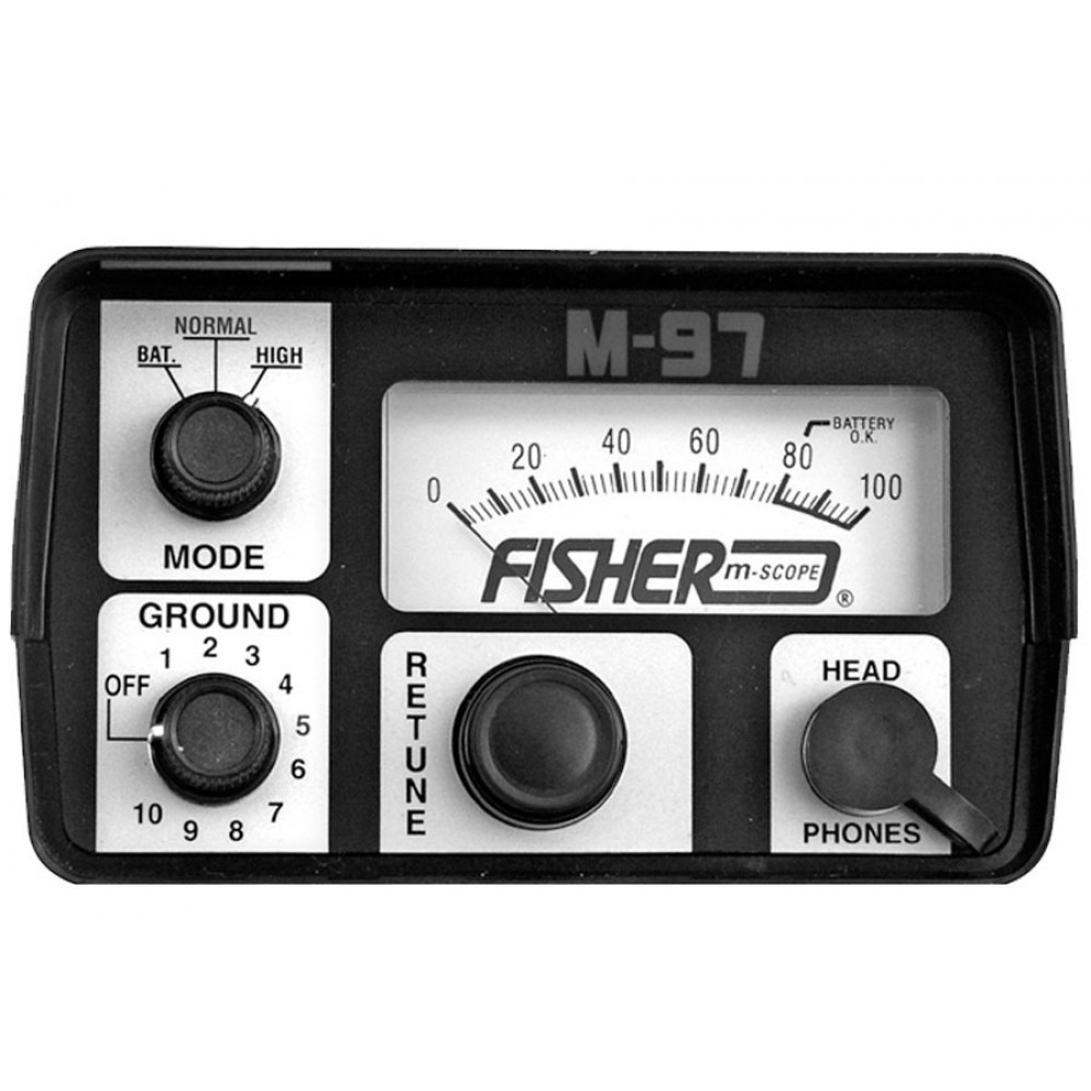 Fisher M-97 Valve & Box Locator Metal Detector with 11"