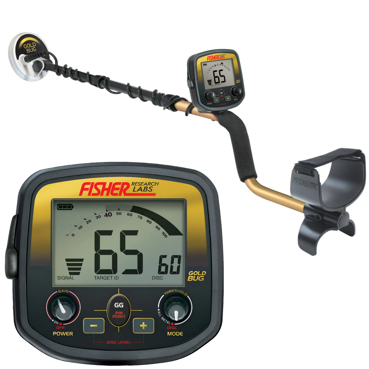 Fisher Gold Bug Metal Detector with 5" DD Search Coil
