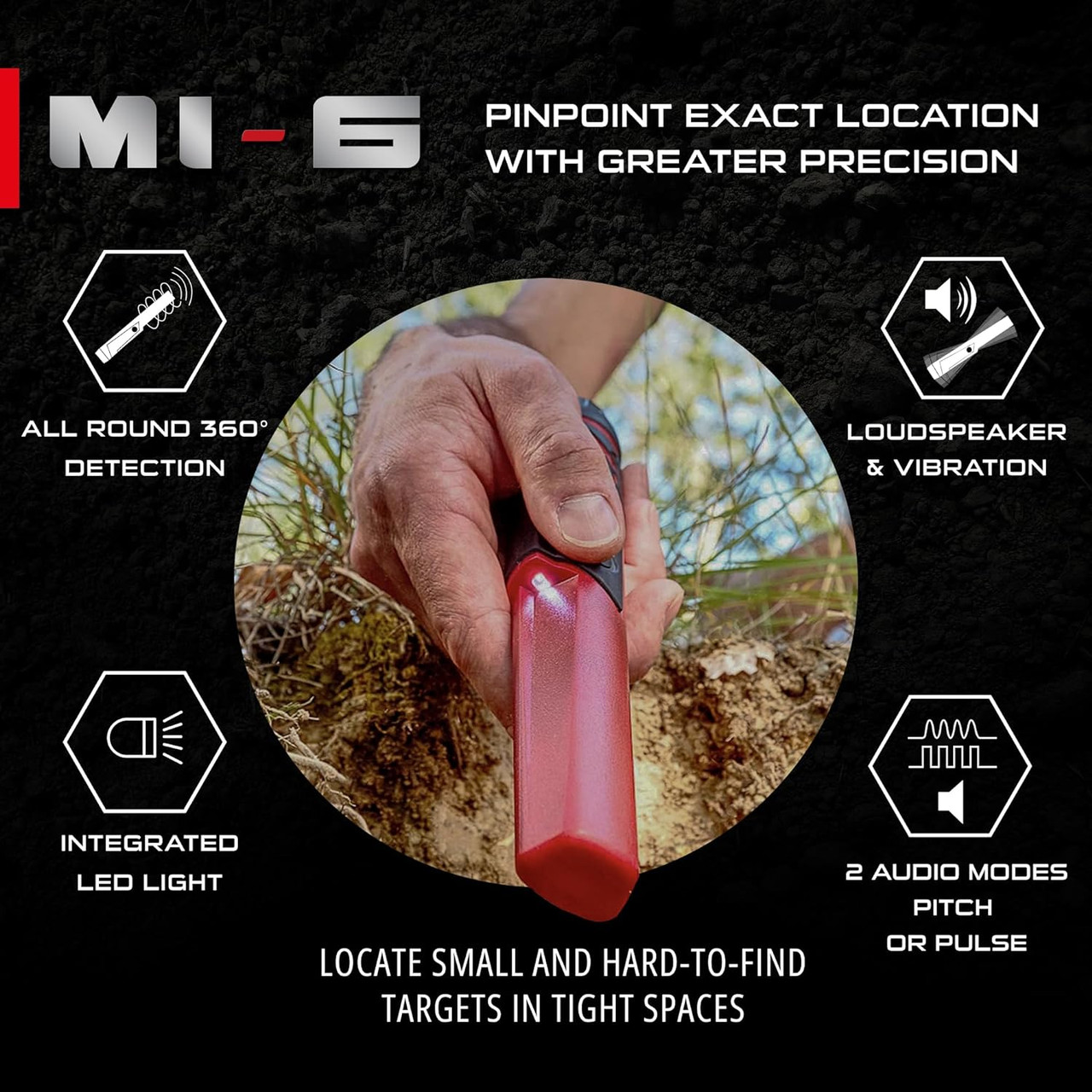 XP MI-6 Pinpointer by Kellyco Metal Detectors