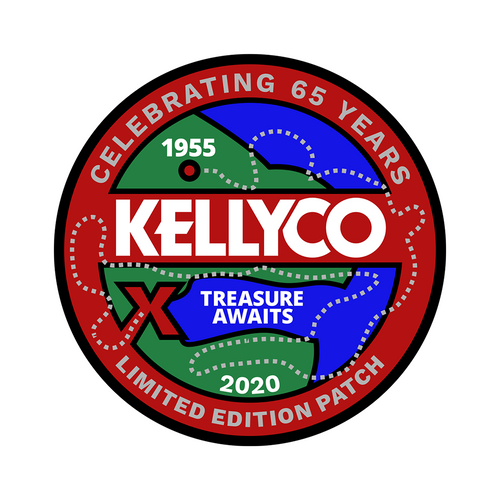 Kellyco 65th Anniversary Commemorative Patch - Kellyco Metal Detectors