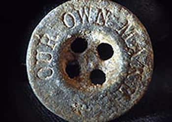 Old WW1 Button - Kellyco Metal Detectors