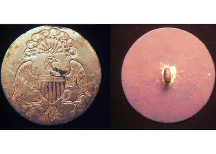 V3i Finds 1789 GW Inaugural Button! - Kellyco Metal Detectors