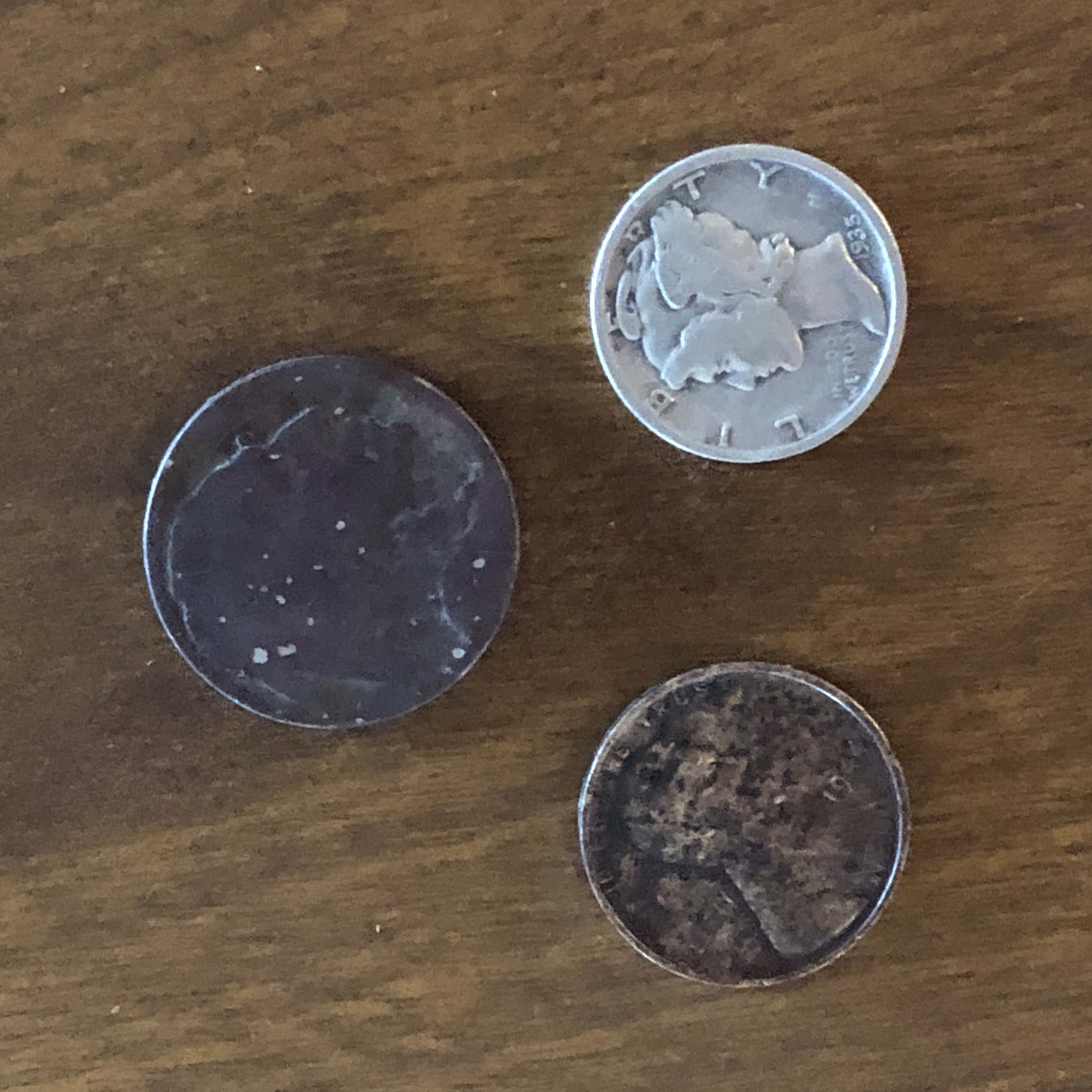 Trifecta! Three Coins Including One Buffalo - Kellyco Metal Detectors