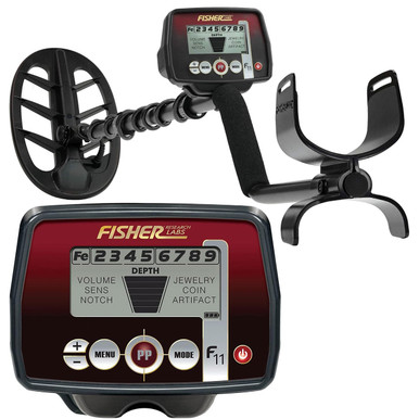 Fisher F11 Metal Detector with 11" DD for Beginners