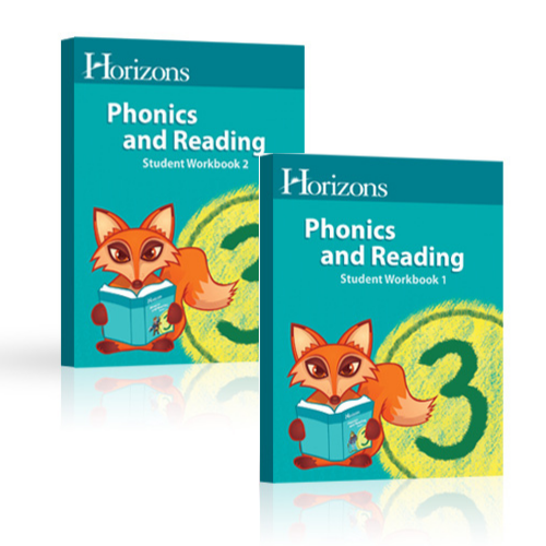 HORIZONS 3rd Grade Phonics Student Books 1 & 2 Set - All Things New