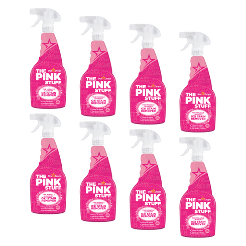 8 x The Pink Stuff - The Miracle Laundry Oxi Stain Remover Spray (500ml)