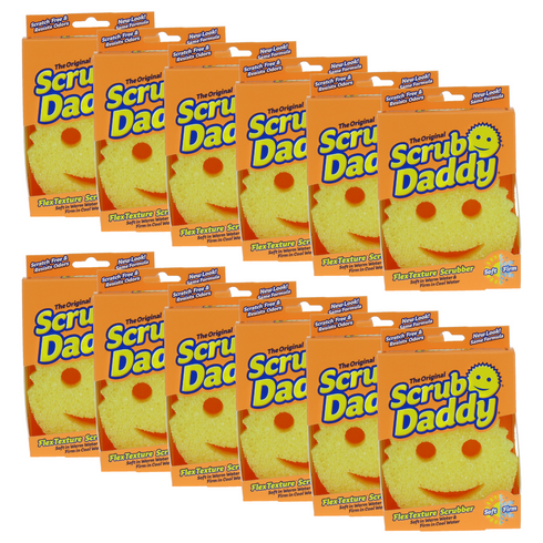 12 x Scrub Daddy Original - Versatile Cleaning Sponge