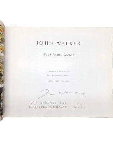 John Walker Seal Point Series Hardcover Signed - Braintree Books
