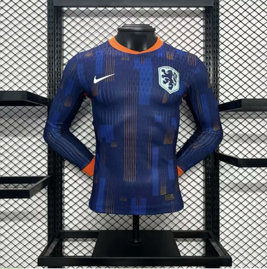 Netherlands Away Kit Long Sleeve 2024/25