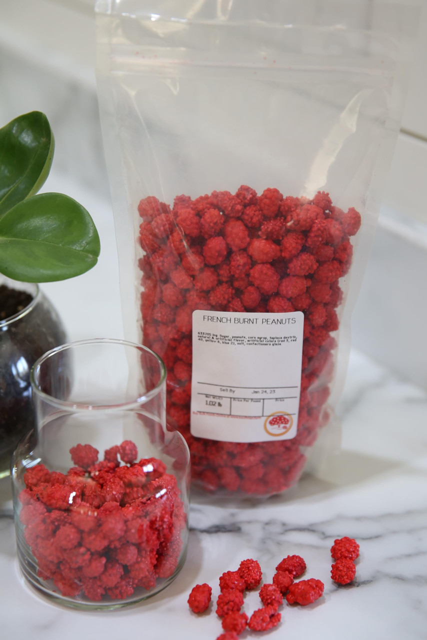 French Burnt Peanuts, 1 lb. Bag - Kauffman Orchards