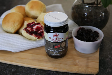 Double Raspberry Jam, All Natural, No Preservatives, 9 oz. Jar ...