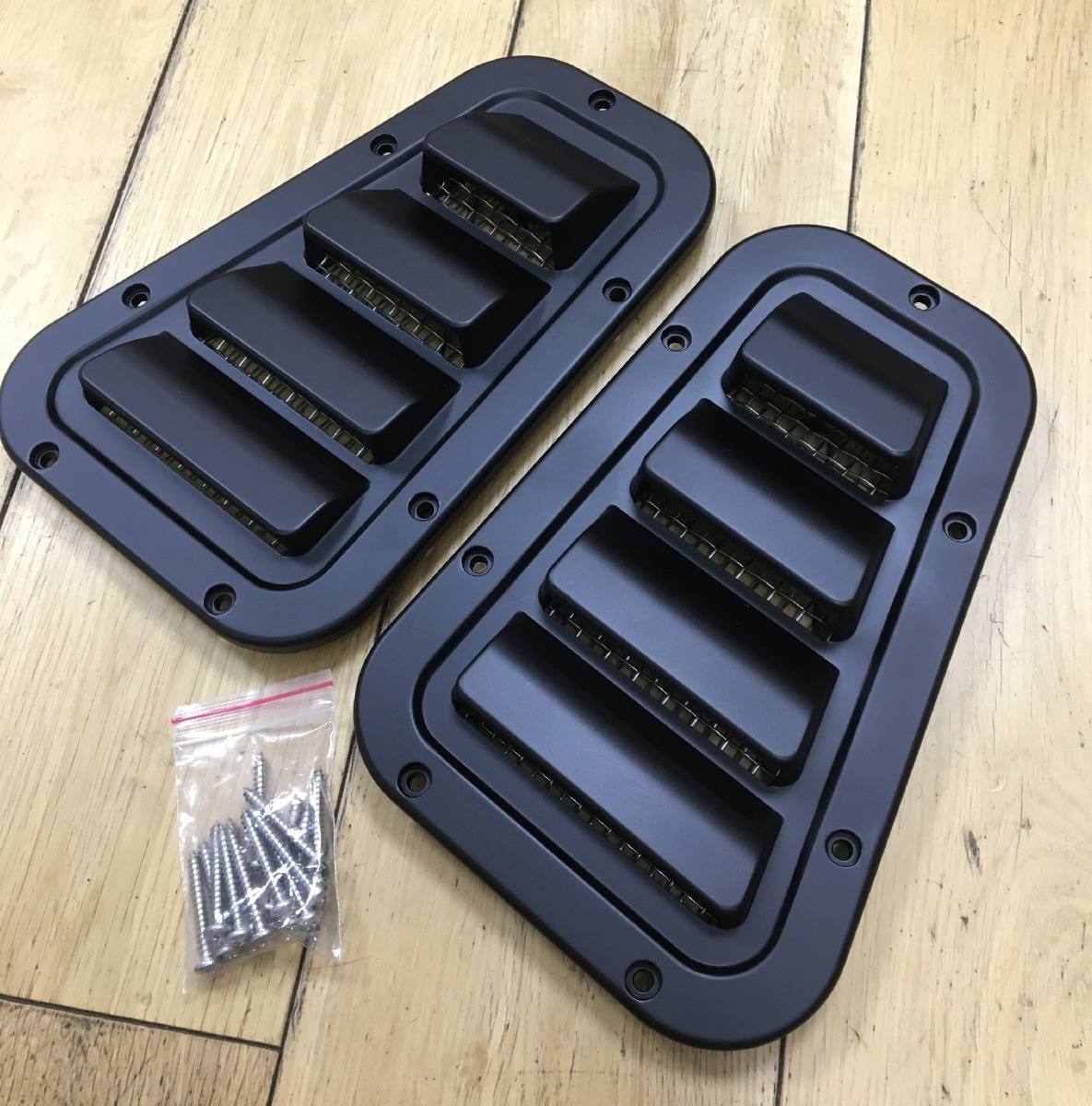 LRC6036 - Defender XS Grille and Vents in Black Satin | LR Parts