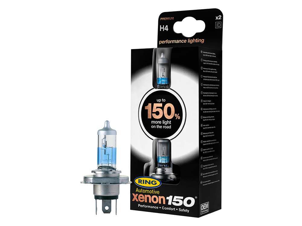 DA5016-150 - XENON +150% H4 HALOGEN H/LAMP BULB (PAIR) | LR Parts