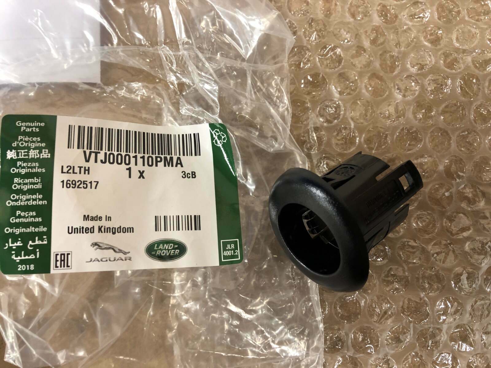 VTJ000110PMA - BEZEL - PARKING AID SENSOR | LR Parts