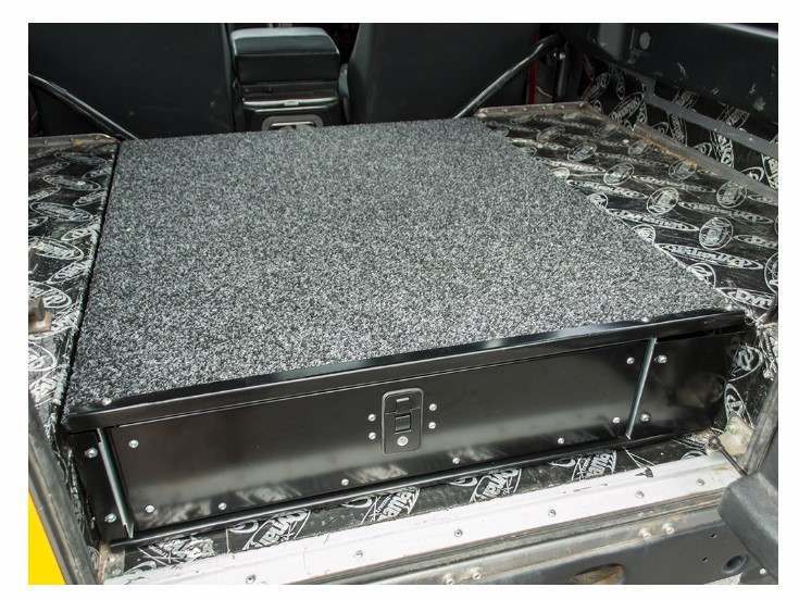 DA1470 - Rear Land Rover Defender 90 Heavy Duty Drawer System Push Lock ...
