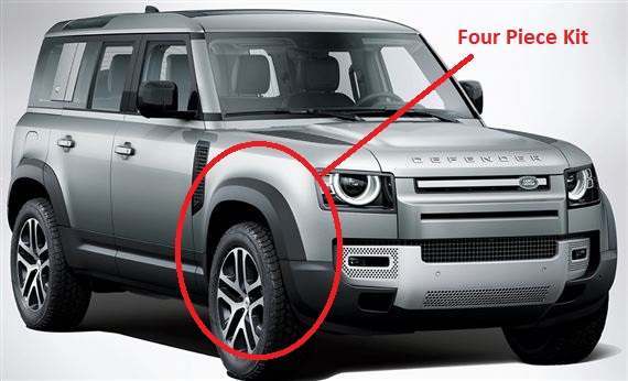 VPLEP0379 - Wheel Arch Kit for Land Rover Defender 2020 - For Long ...