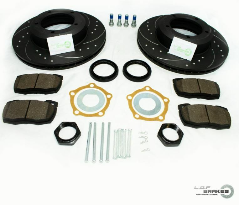 LRC2349 - LOF POWERspec Front Brake Kit for Land Rover Defender 90 ...