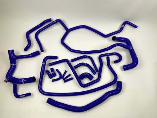 ASH32-LHD-BLU - Defender TD5 Silicone Coolant Hose Set in Blue - For ...