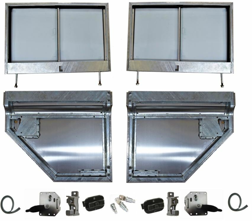 LRC2408 - Rear Side Defender Door Conversion Kit - Pair of Rear Doors ...
