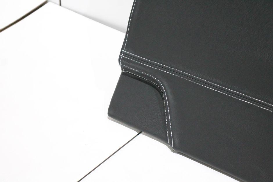 Land Rover Defender Puma TDCI Pair of Black Leather Door Cards with ...