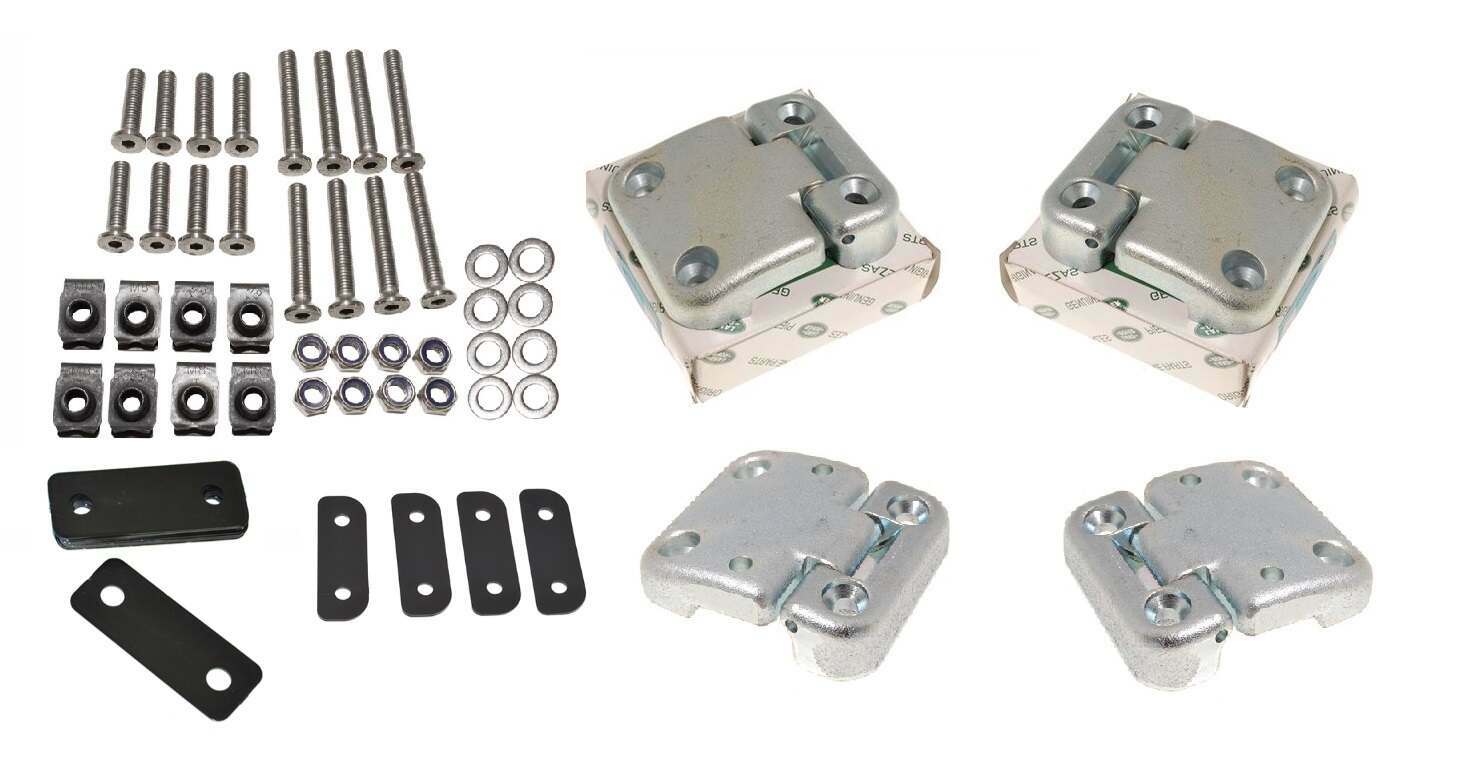 DA1070GEN - Genuine Land Rover Full Front Door Hinge Kit for Defender ...