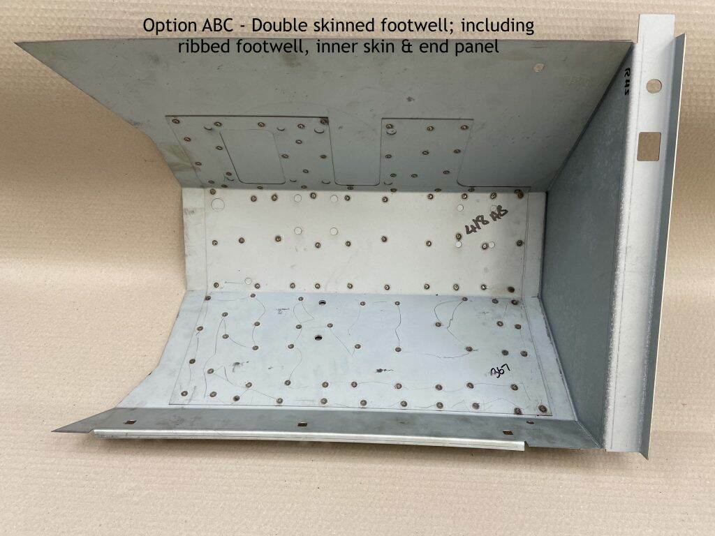 418ABC - Right Hand Footwell for Land Rover Defender - For Left Hand ...