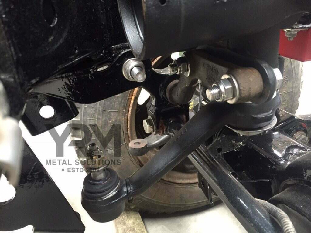 1065 - Stainless Steel Station Wagon 2nd Row Up Stand to Chassis Fixing ...