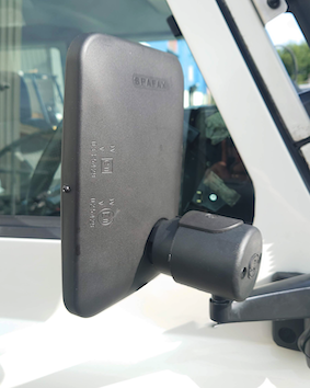 LRC2805 - Pair of Unbreakable Mirrors for Land Rover Defender ...